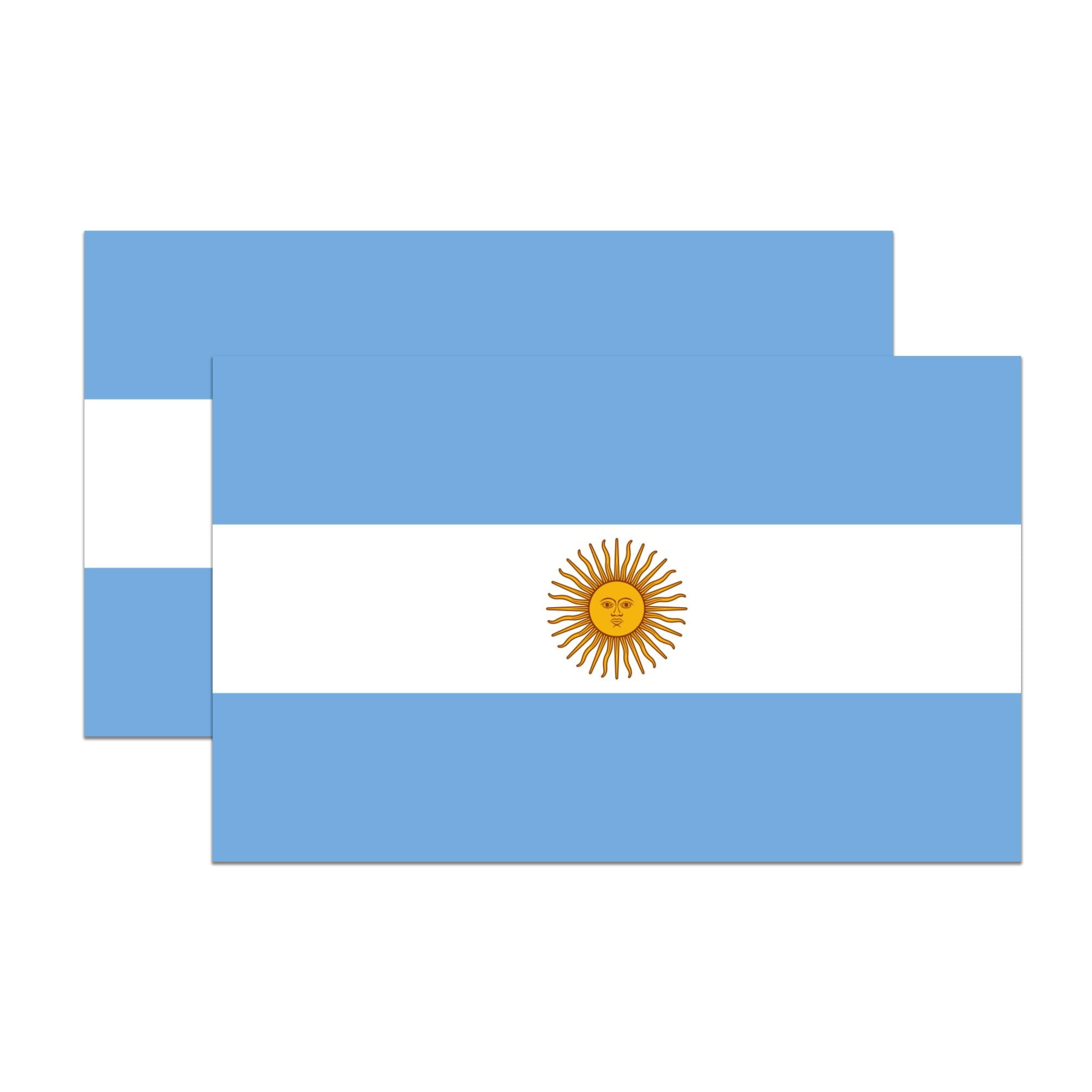(2 Pack) Argentina World Flag Magnets - Argentina Pride - 5" On Longest ...