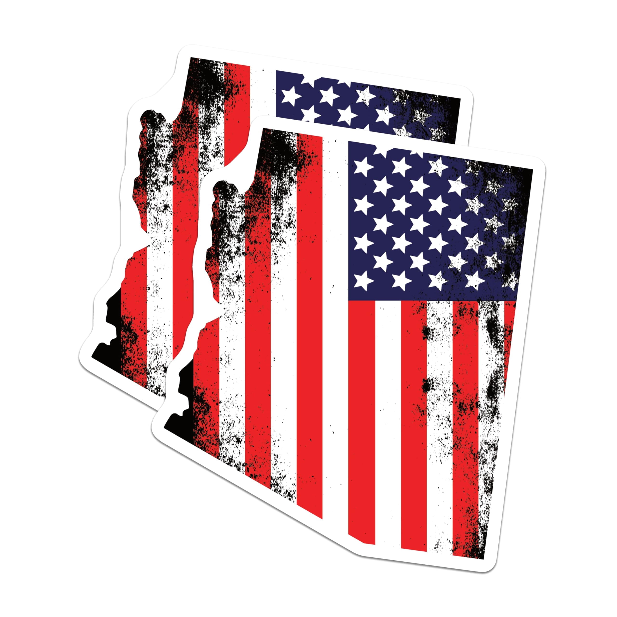 (2 Pack) Arizona Flag Stickers - USA State Pride - Patriotic Decals - 5 ...
