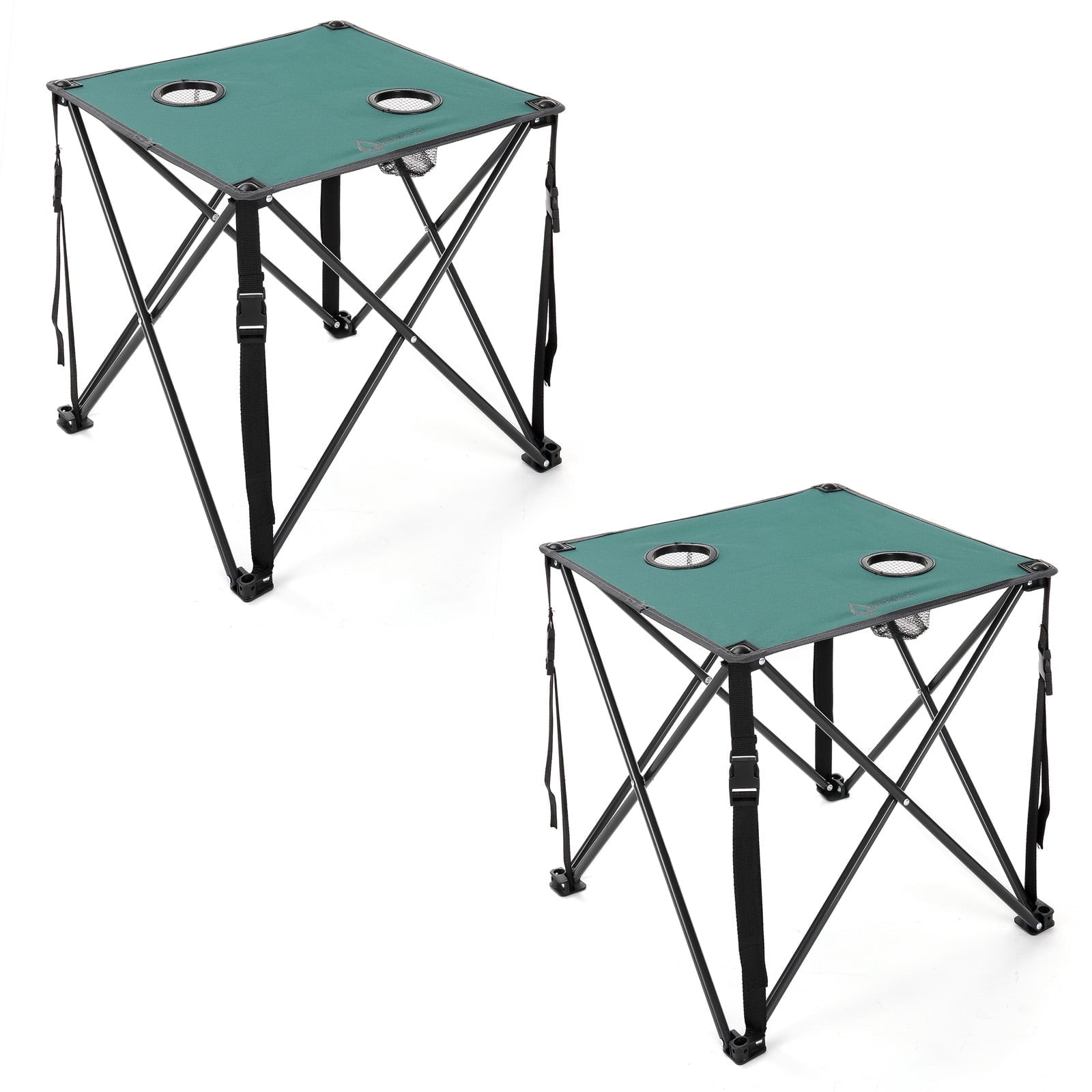 2-Pack Arrowhead Outdoor Folding Square Camping Consolt Table - Walmart.com
