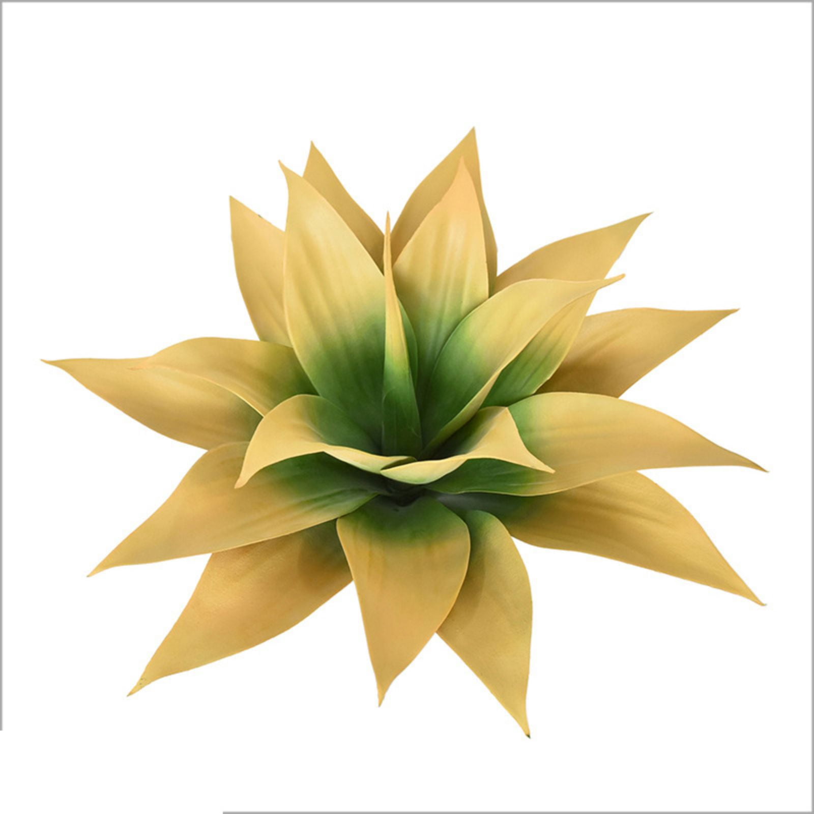 2 Pack Artificial Agave Plant,15.7inch Diameter UV Resistant Faux Agave ...