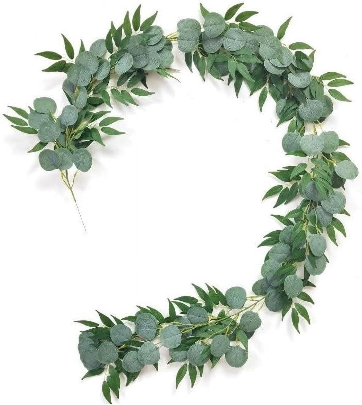 2 Pack Artificial Eucalyptus Willow Vines Garland, 3 Feet Faux ...