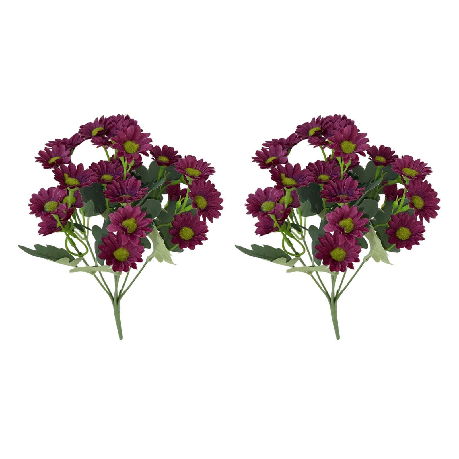 2-Pack Artificial Flower Arrangements for Home Decor | Realistic Fake ...