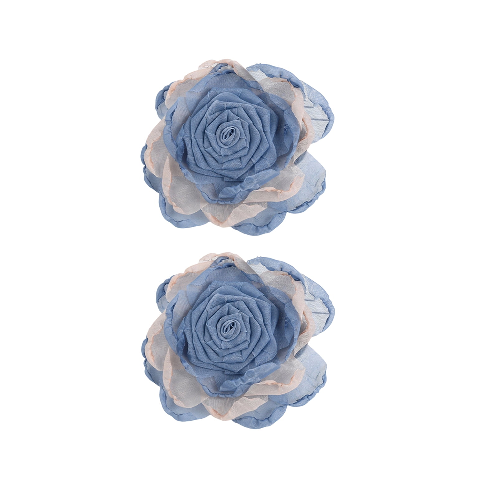 2 Pack Artificial Flower Curtain Clips Decorative Metal Fasteners ...