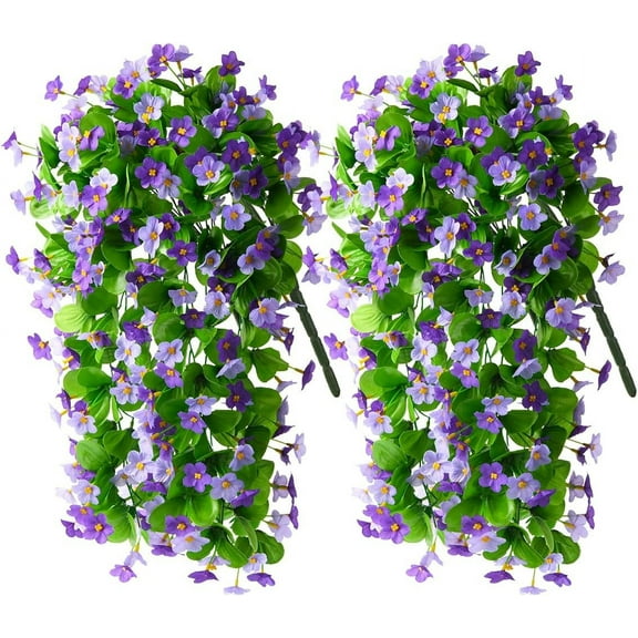 Artificial Impatiens Azalea 13x10in Plastic Realistic Flower Decor for ...