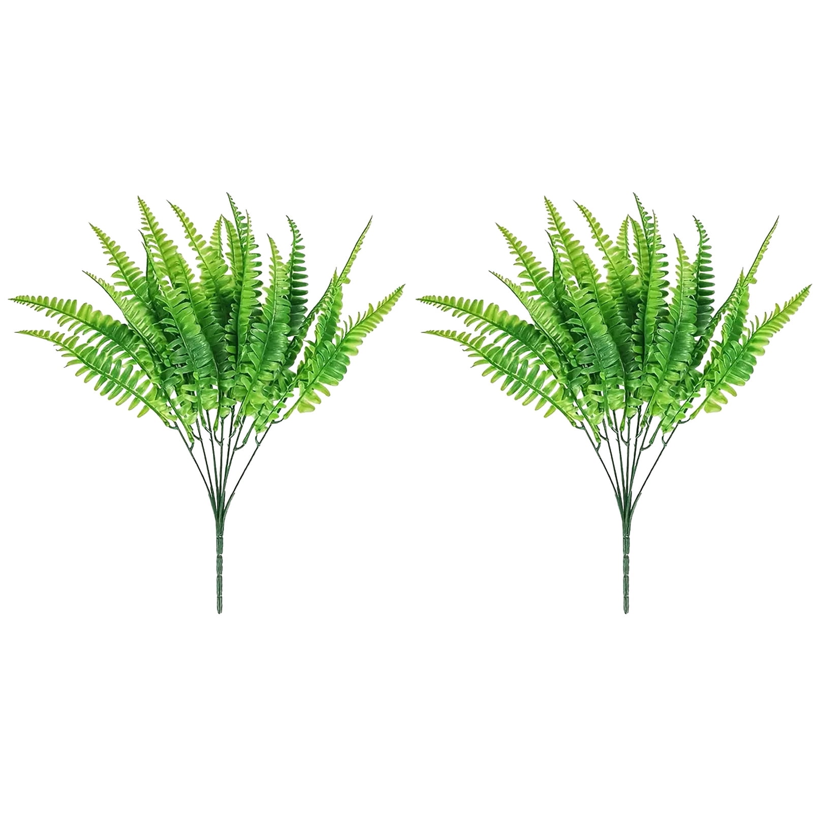 2 Pack Artificial Persian Grass Sea Horse Grass Plants Green Ferns For ...