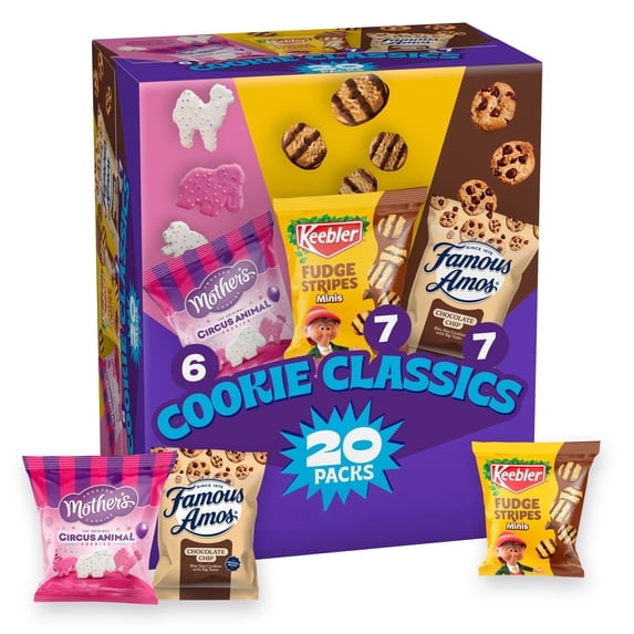 2 Pack Assorted Cookie Classics Variety Pack - Mother’s Circus, Keebler ...