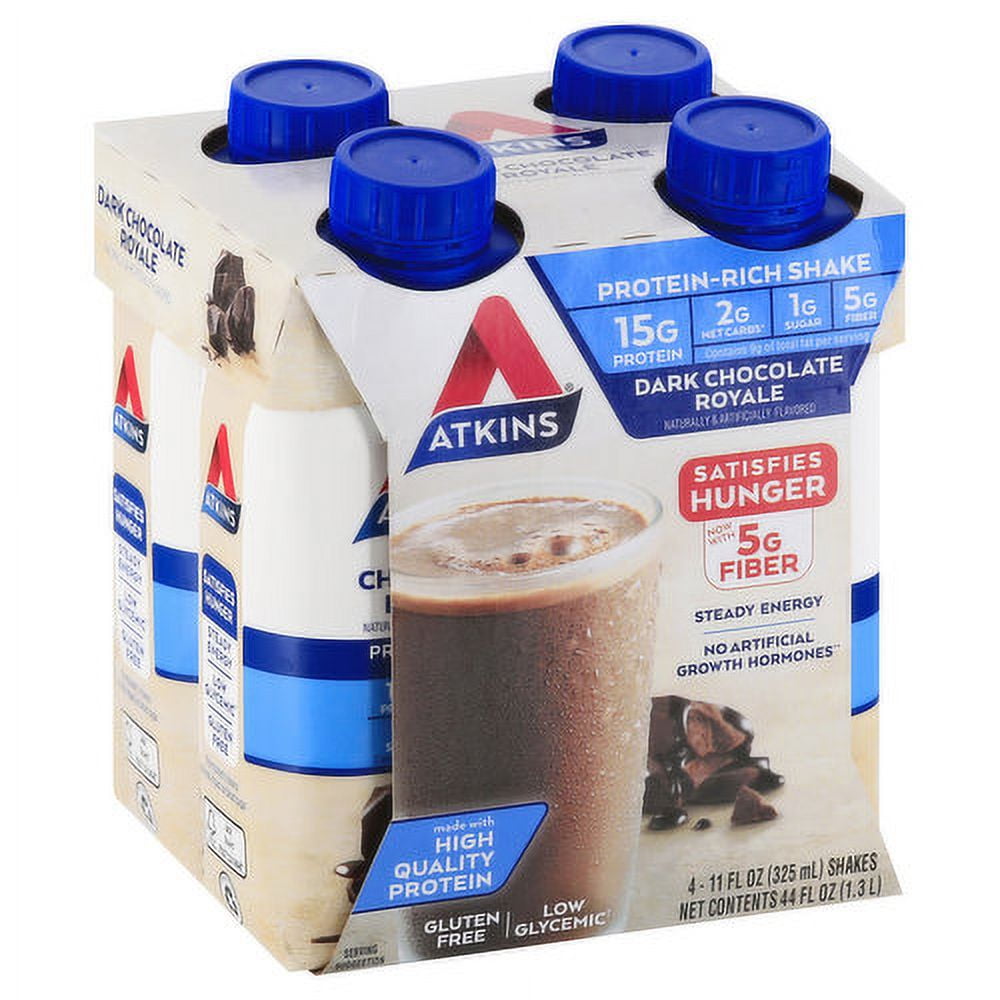 2 Pack - Atkins Shake Chocolate Royale - 4-11 Fl. Oz. Package May Vary ...
