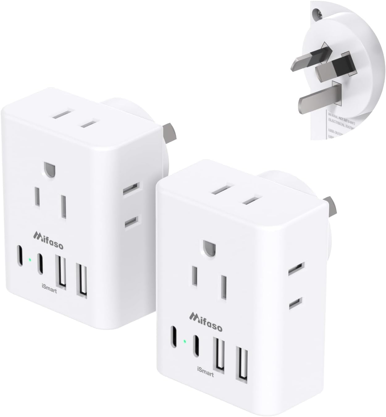 2 Pack Australia New Zealand Power Plug Adapter, Australia Travel ...