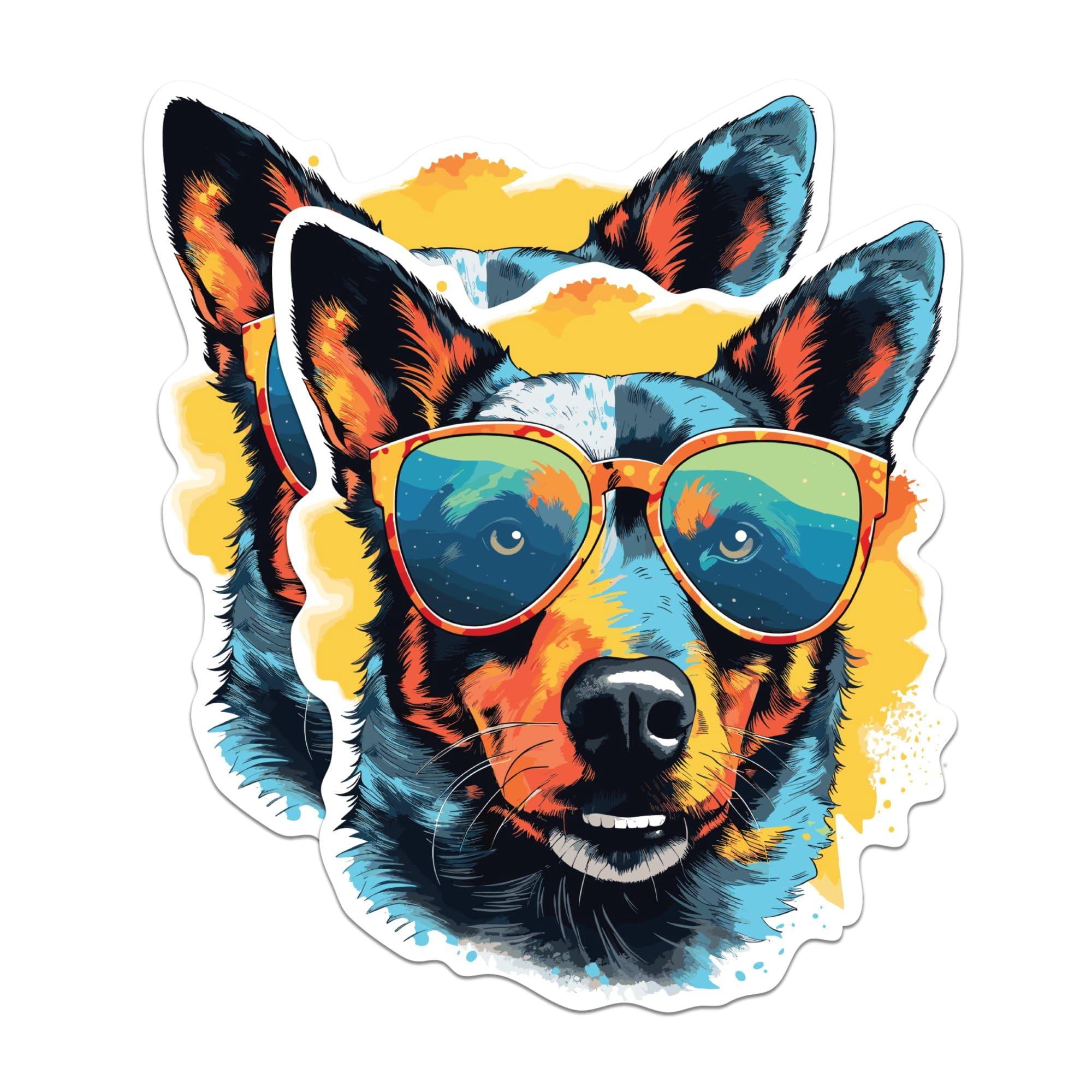 (2 Pack) Australian Cattle Dog Magnets - Australian Cattle with ...