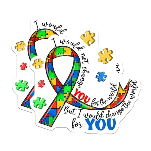 (2 Pack) Autism Awareness Magnets Magnets - Inspirational Autism Quote ...