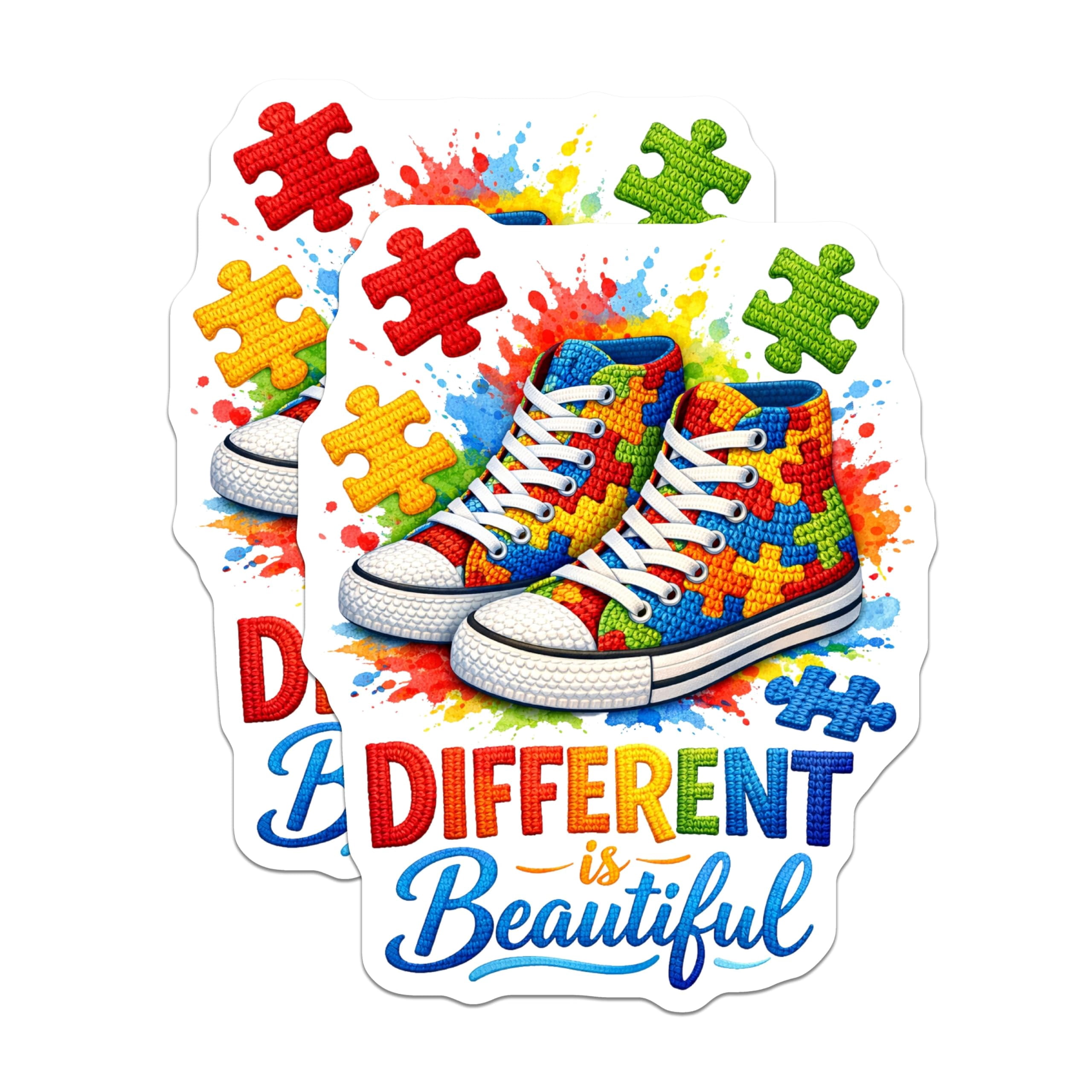 (2 Pack) Autism Awareness Stickers - Neurodiversity Acceptance ...
