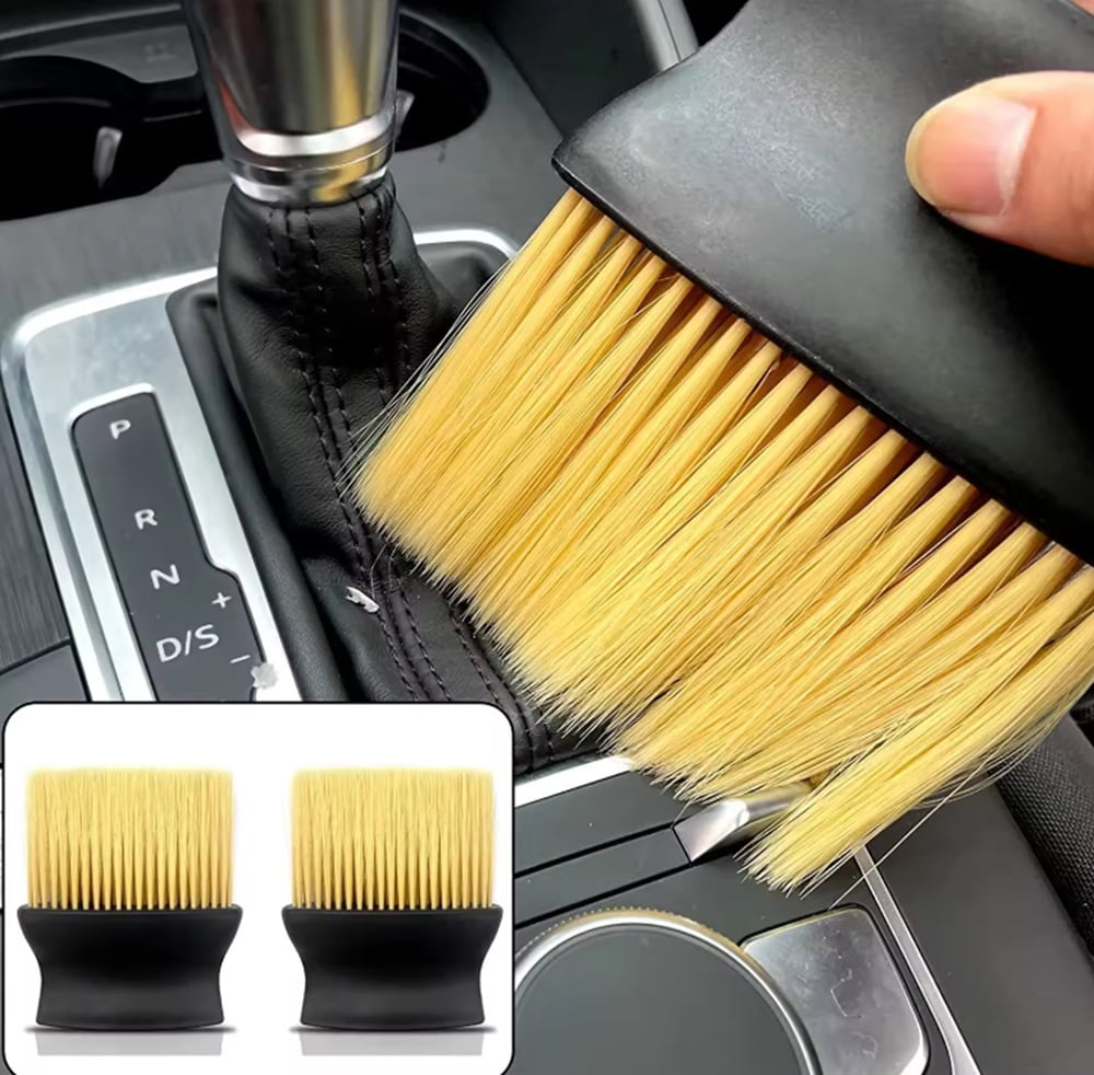 2-Pack Auto Interior Dust Brush - Soft Bristles Car Cleaning Duster for ...