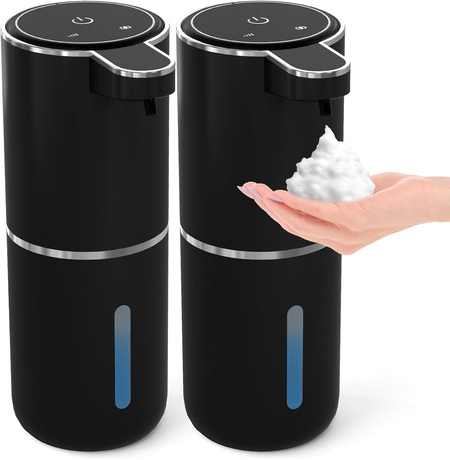 2 Pack Automatic Foaming Soap Dispenser,Touchless Foam Soap Dispenser ...