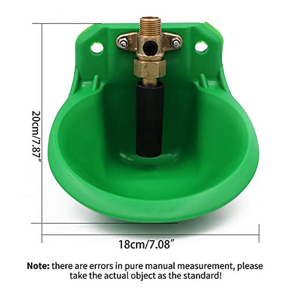2 Pack Automatic Sheep Goat Water Bowl with Copper Valve Livestock ...