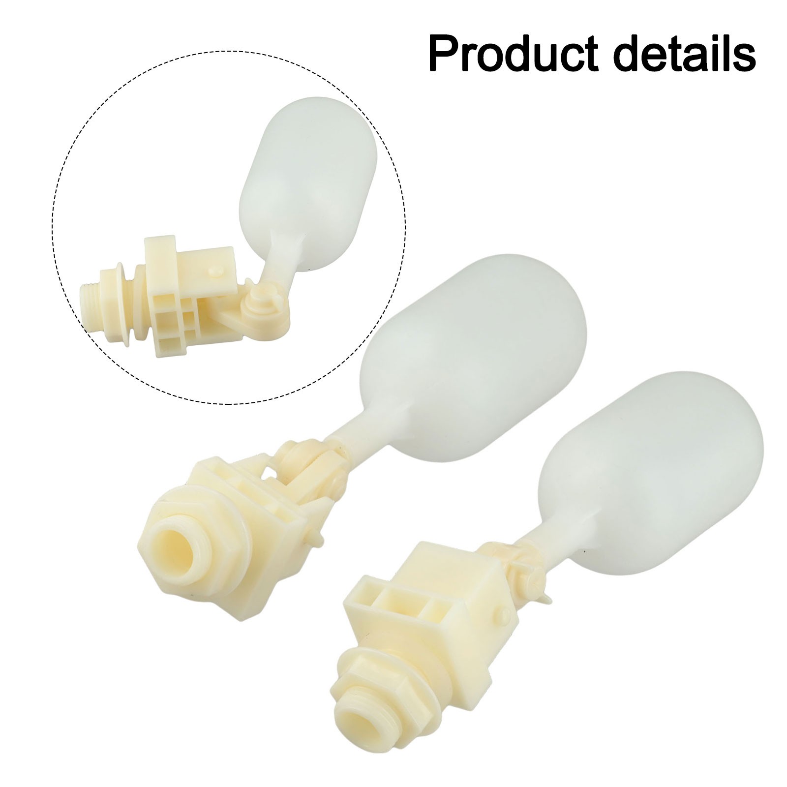 2-Pack Automatic Water Level Control Valve Float Ball for Pool Spa Tank ...