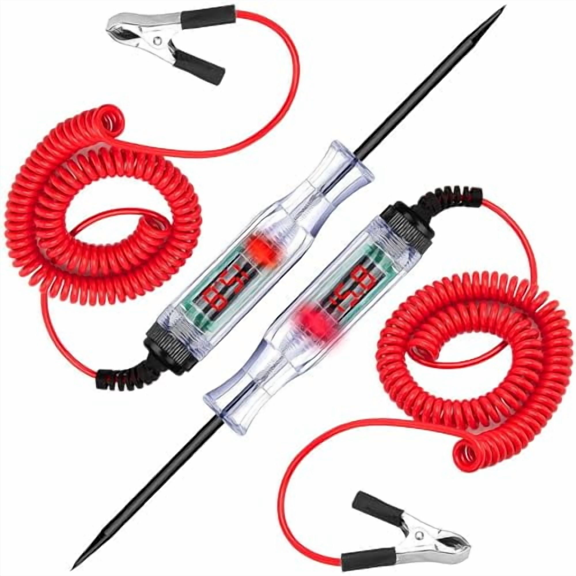 2-Pack Automotive Test Light, LED Digital Circuit Tester, DC 3V-48V ...