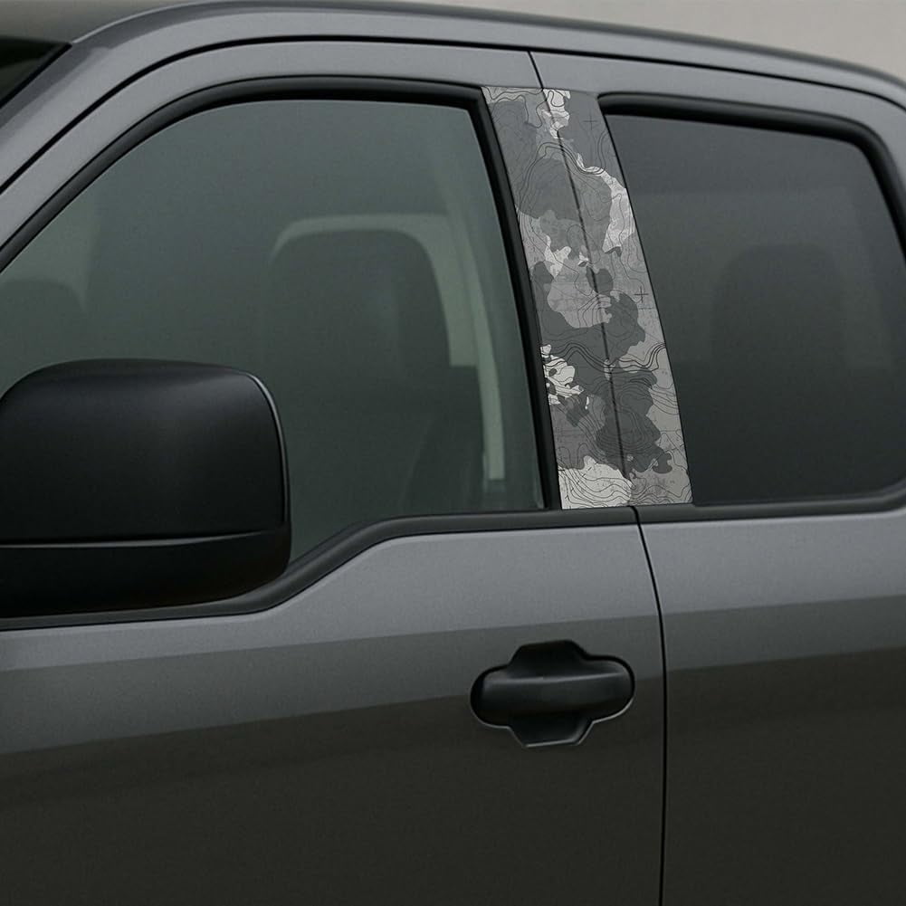 2-Pack B Pillar Sticker Decal 12x21.5 Car Pillar Decals, Personalized ...