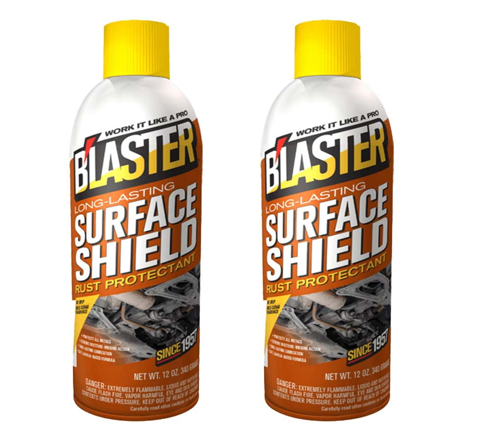 (2 Pack) B'laster Surface Shield Complete Corrosion Protection for Long Lasting - 12 oz Aerosol ...