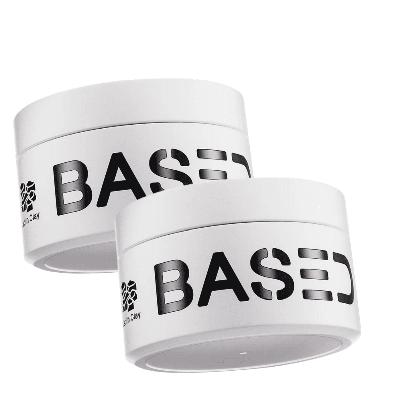 2 Pack BASED BODYWORKS Premium Hair Clay - Men's Styling Clay with Natural Hold, Texturizing ...