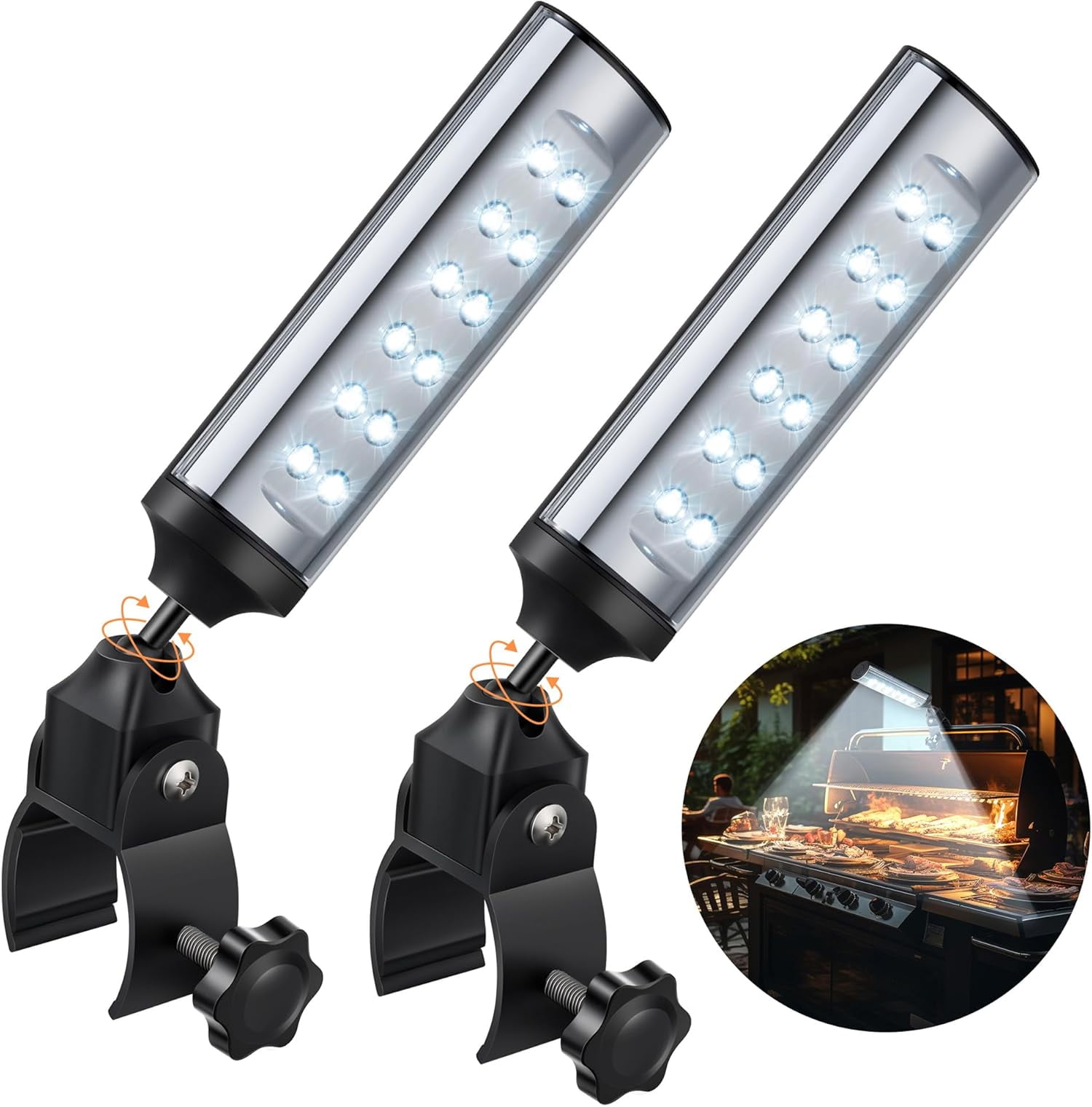 2 Pack BBQ Grill Light Compatible with Griddle for Outdoor Grill, Gifts ...