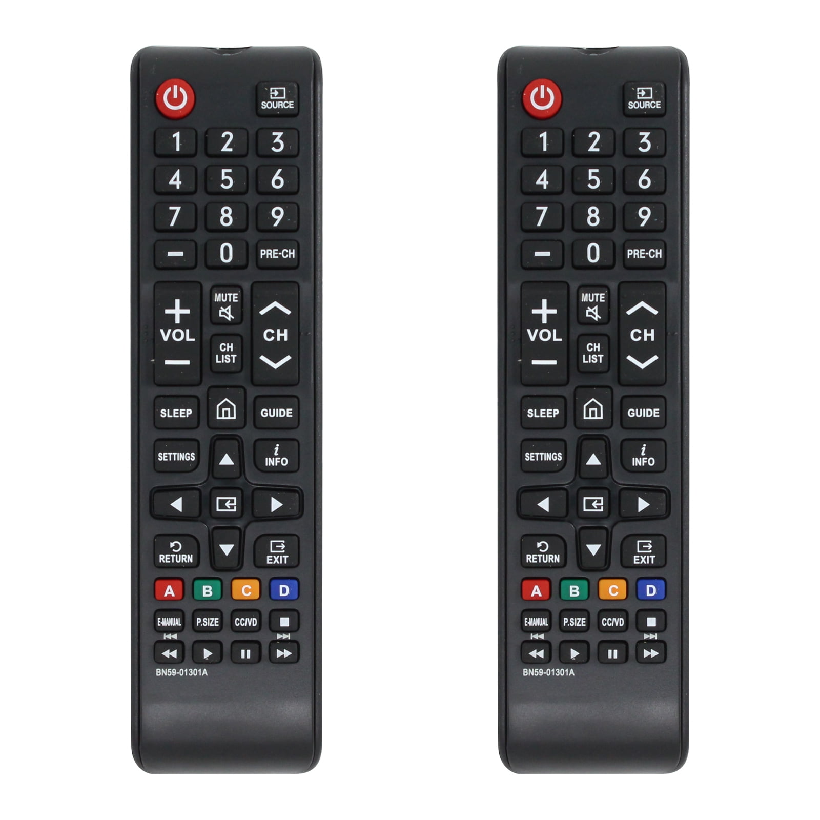 2-Pack BN59-01301A Remote Control Replacement - Compatible with Samsung ...