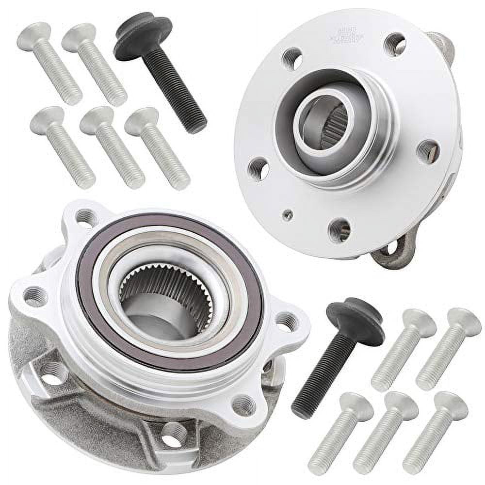 [2-Pack] BR930817K Front Bearing Assembly, Q5, Audi A/S Series, Wheel ...