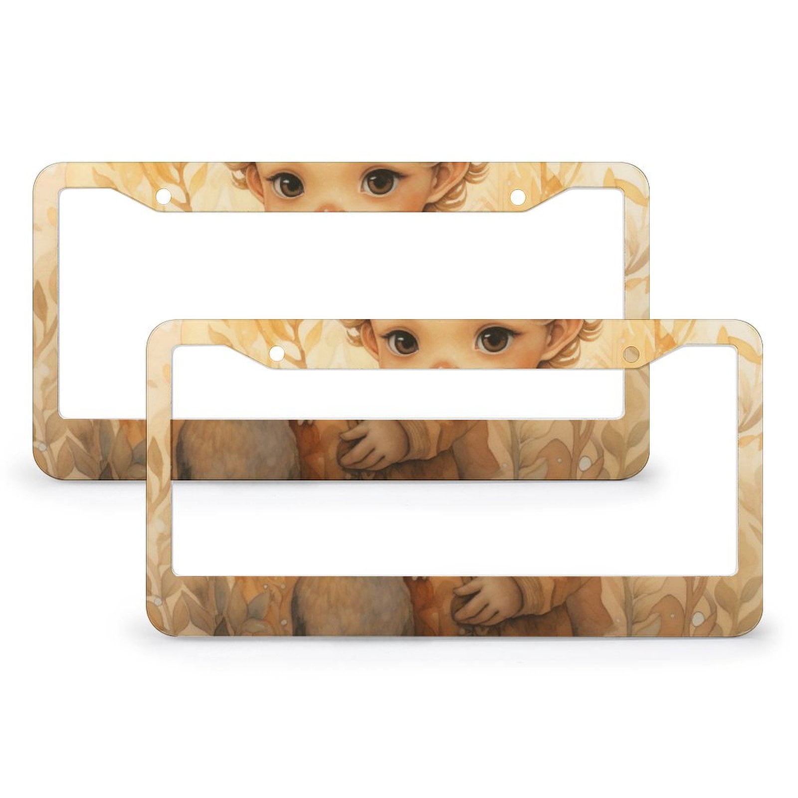 2 Pack Baby Boy, in The Style of Fawn License Plate Frame Reindeer ...