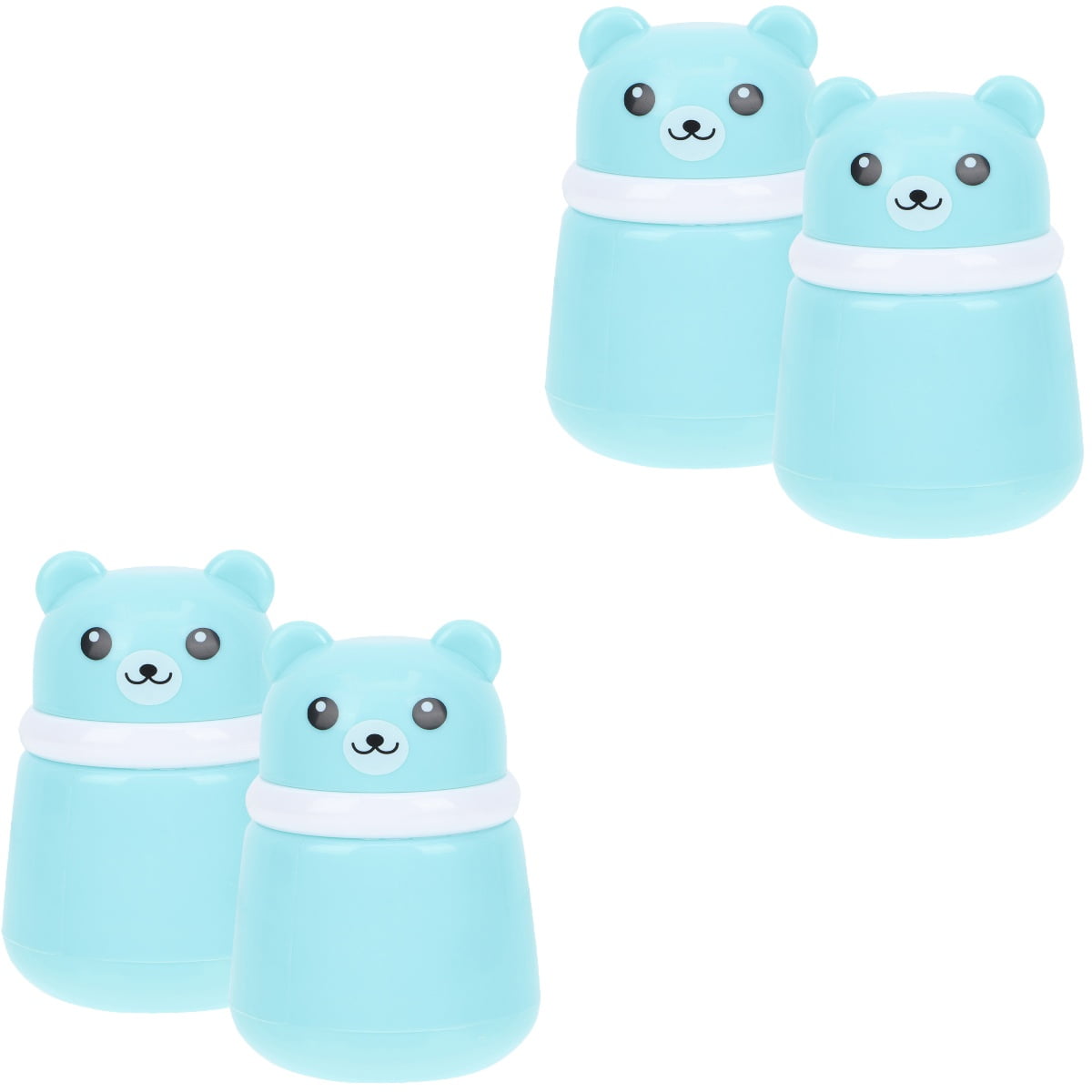 2 Pack Baby Puff Food Dispenser Bottle Bear Powder Box Body - Walmart.com