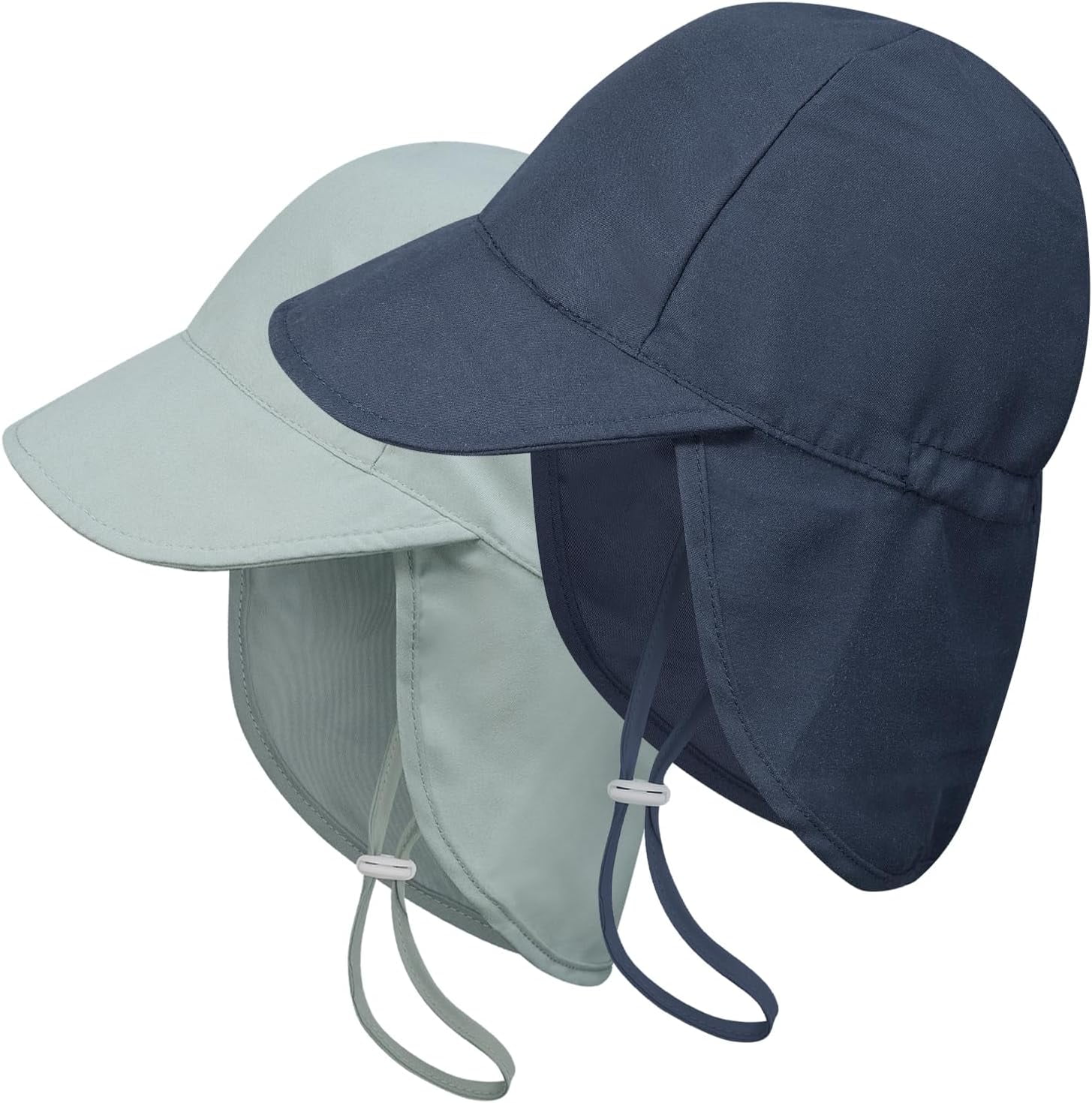 2 Pack Baby Sun Hats UPF 50+ Toddler Beach Hat for Girls Boys 0-4 Years ...