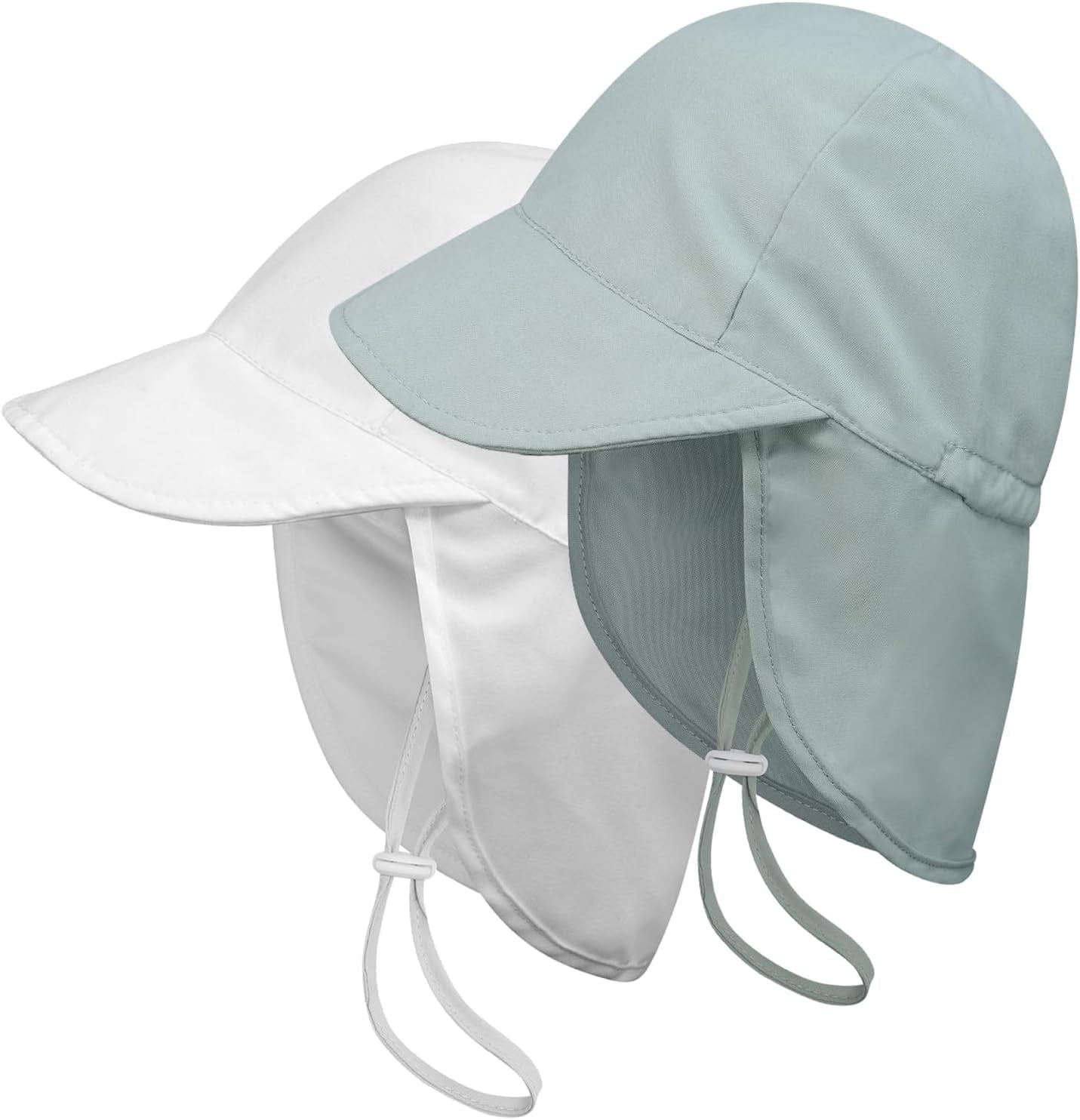 2 Pack Baby Sun Hats UPF 50+ Toddler Beach Hat for Girls Boys 0-4 Years ...