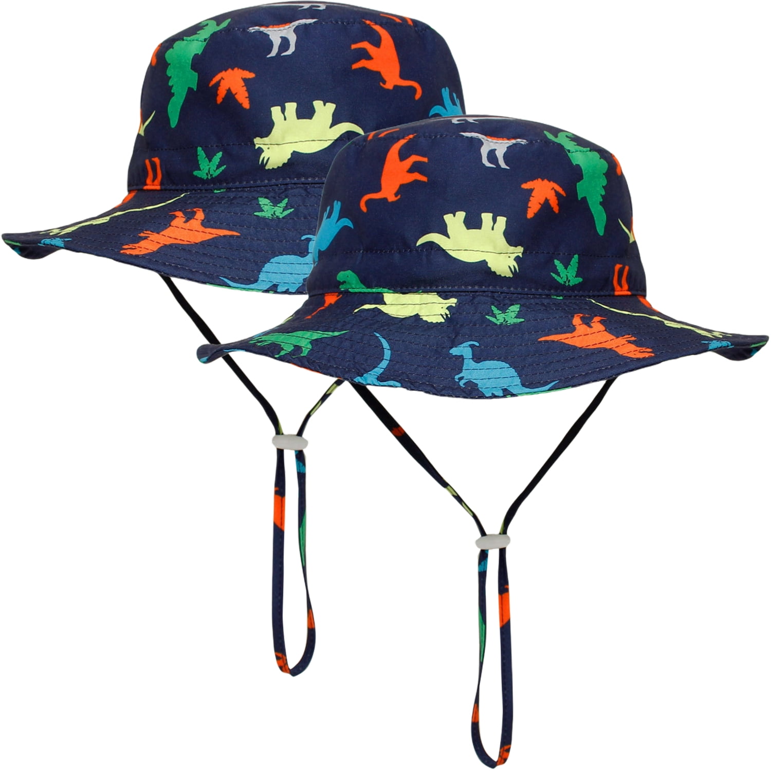 2 Pack Baby Toddler Sun Hat UPF 50+ Sun Protection Bucket Hats for Boys ...