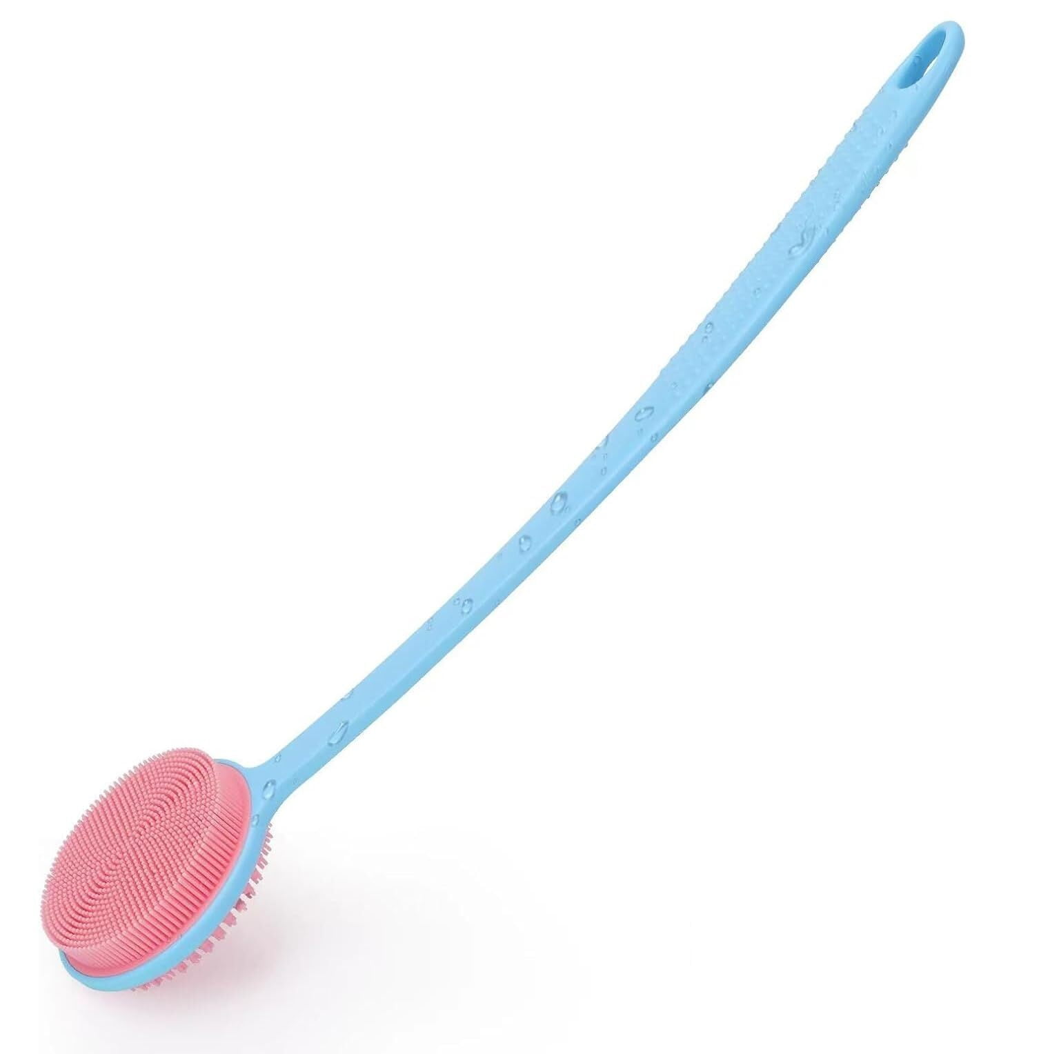 2 Pack Back Scrubber for Shower, 17in Lengthen Long Handle Body Brush ...