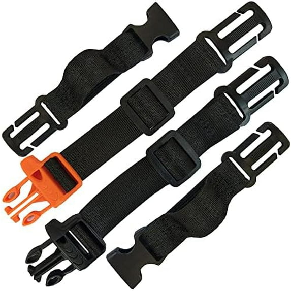 2 Pack Backpack Chest Strap Nylon 3/4 Inch Webbing Chest Belt-Backpack ...