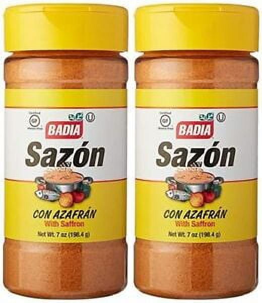 2 Pack Badia Sazon with Saffron for Paella 7 oz (con Azafran) Gluten ...