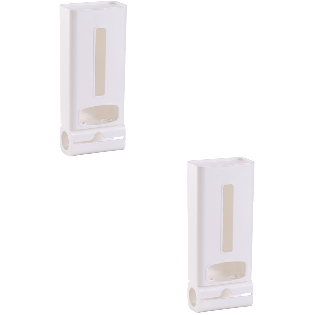 2 Pack Bag Storage Box Professional Trash Dispenser Home Bags Holder ...