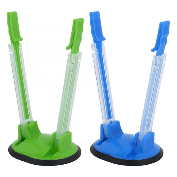 2 Pack Baggy Rack Holder for Food Prep, Adjustable Stand for Ziploc ...