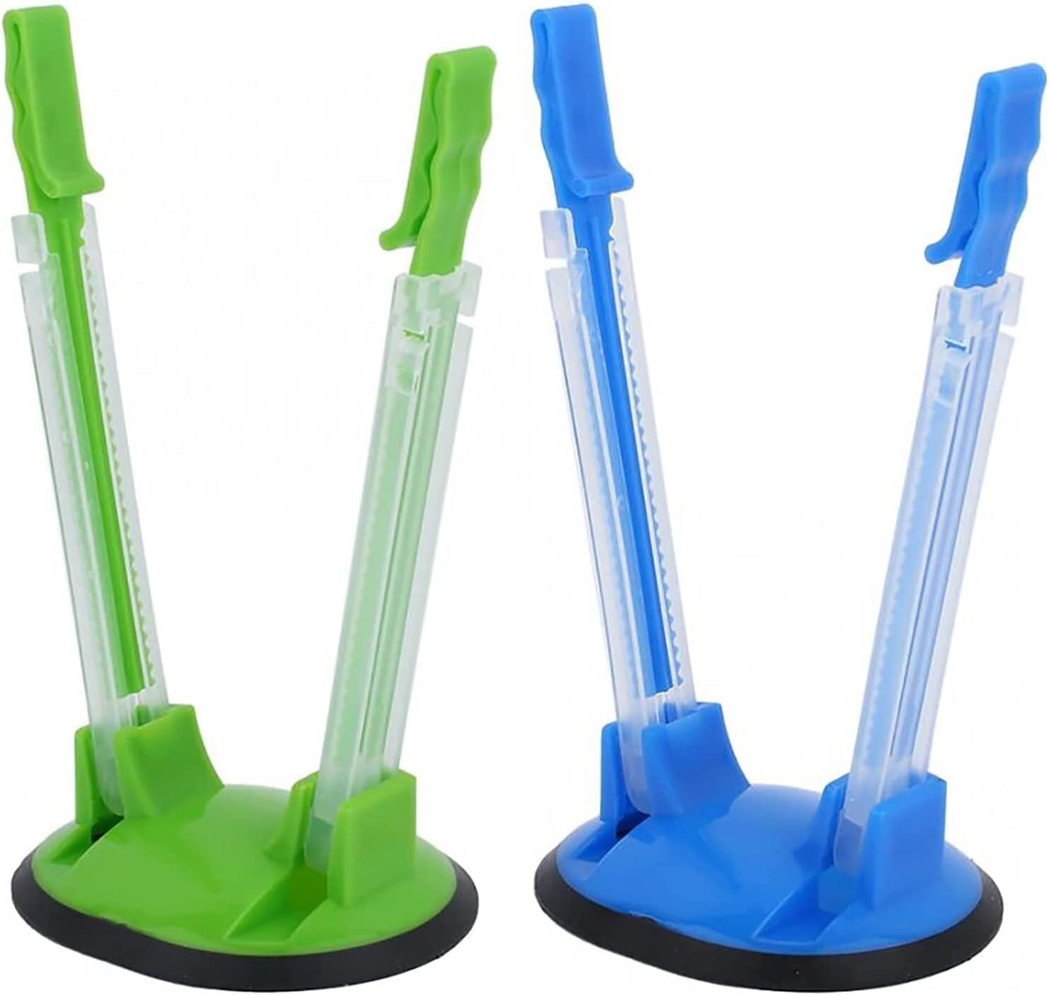 2 Pack Baggy Rack - Sandwich Bag Racks Holder, Food Storage Bags Clip ...