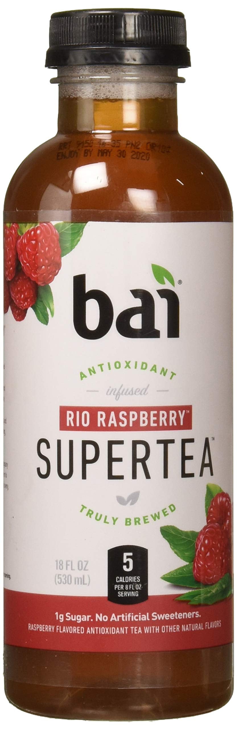2 Pack-Bai Antioxidant Infusion, Rio Raspberry Tea Liquid Prepared Iced ...