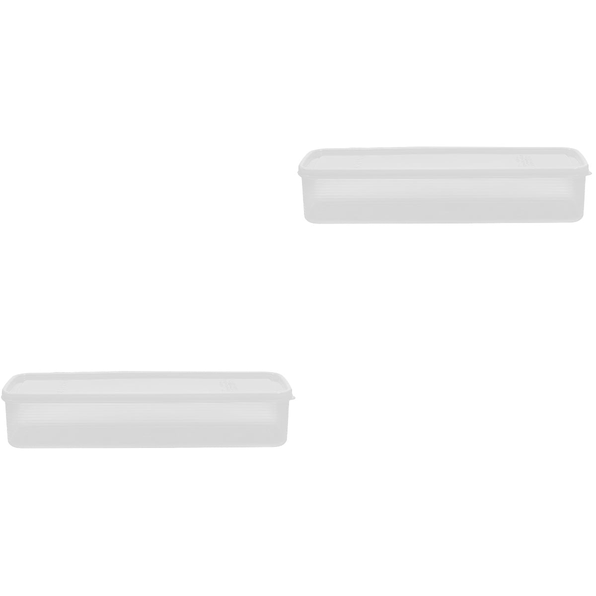 2 Pack Bakery Boxes Loaf Bread Kitchen Storage Box Bread Loaf Container ...