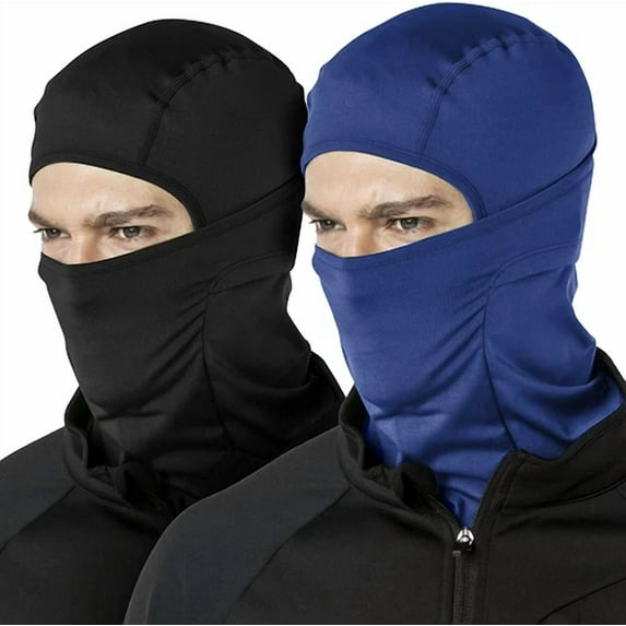 2 Pack Balaclava Full Face Mask Thin Uv Protection Ski Sun Hood ...