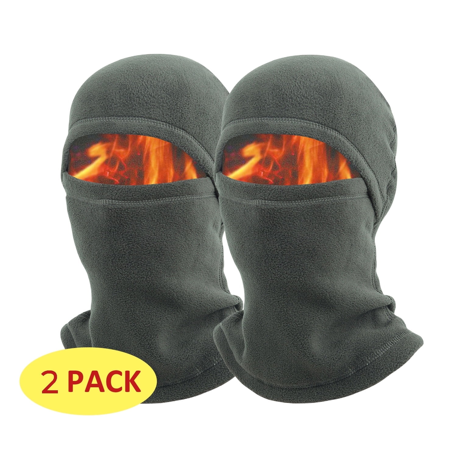 Sponeed 2 Pack Thermal Balaclava Ski Mask, Breathable Windproof Full ...
