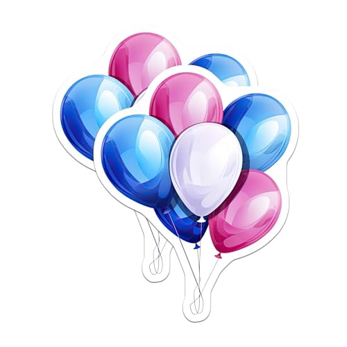 (2 Pack) Balloon Party Magnets - Colorful Celebration Magnets - Balloon ...