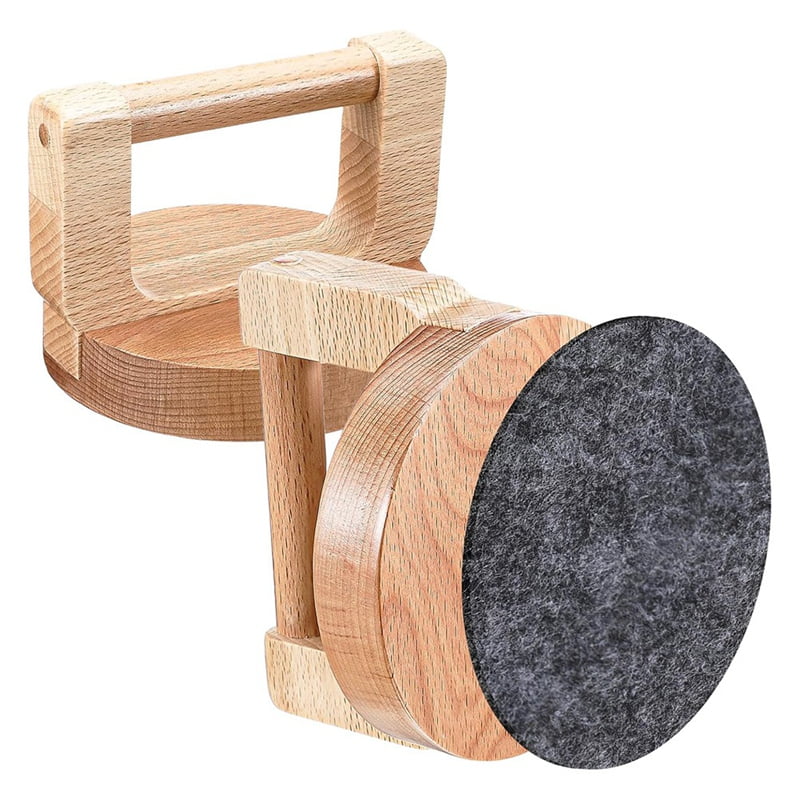 2 Pack Bamboo and Wood Baren with Felt Mat for Printmaking Supplies ...