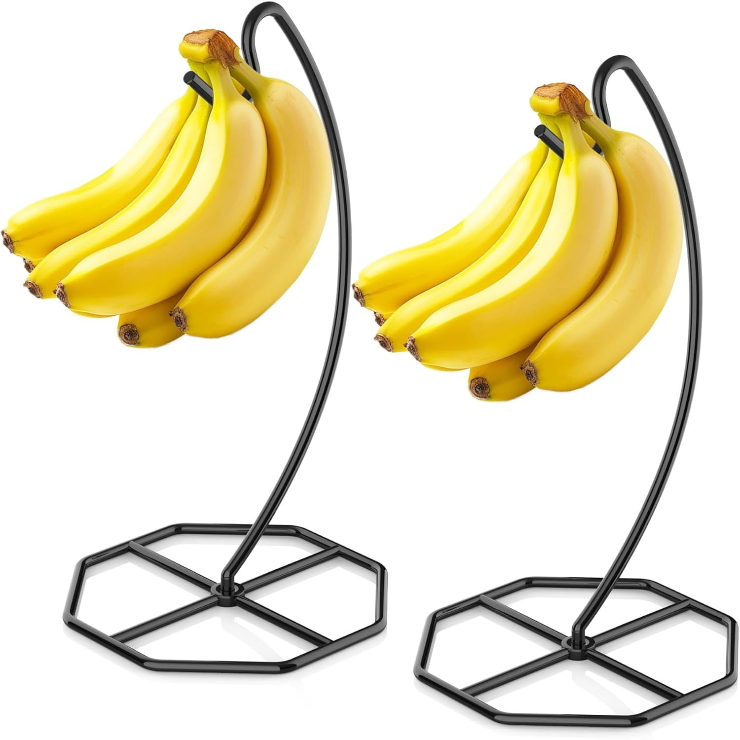 2 Pack Banana Hanger, Banana Tree Holder Metal, Banana Stand Holder ...
