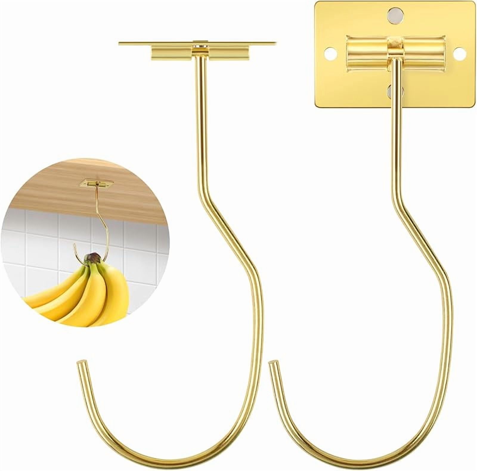 2 Pack Banana Hook, Magnetic Foldable Banana Hanger, Self Adhesive ...