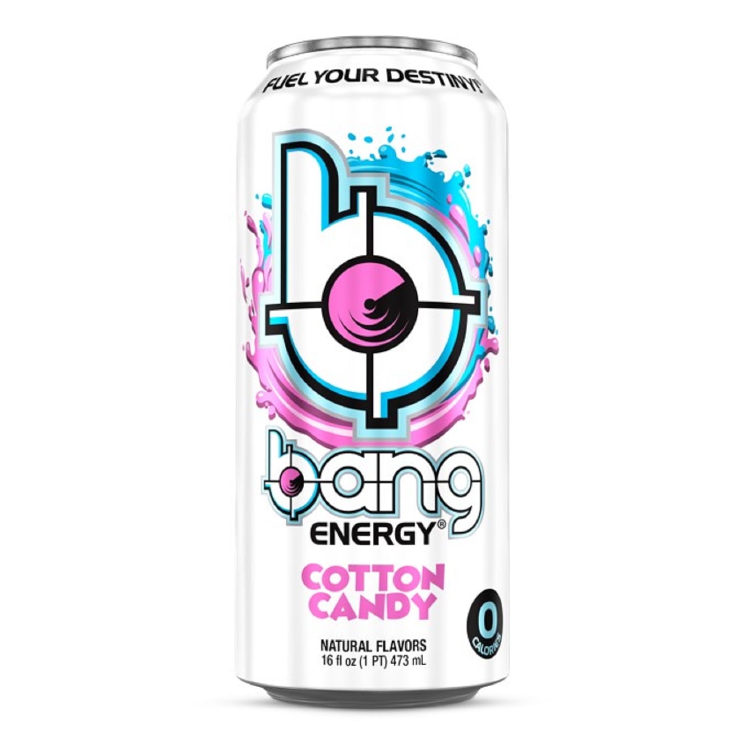 2 Pack Bang Cotton Candy Energy Drink, 16 oz, 12 Pack Cans - Walmart.com