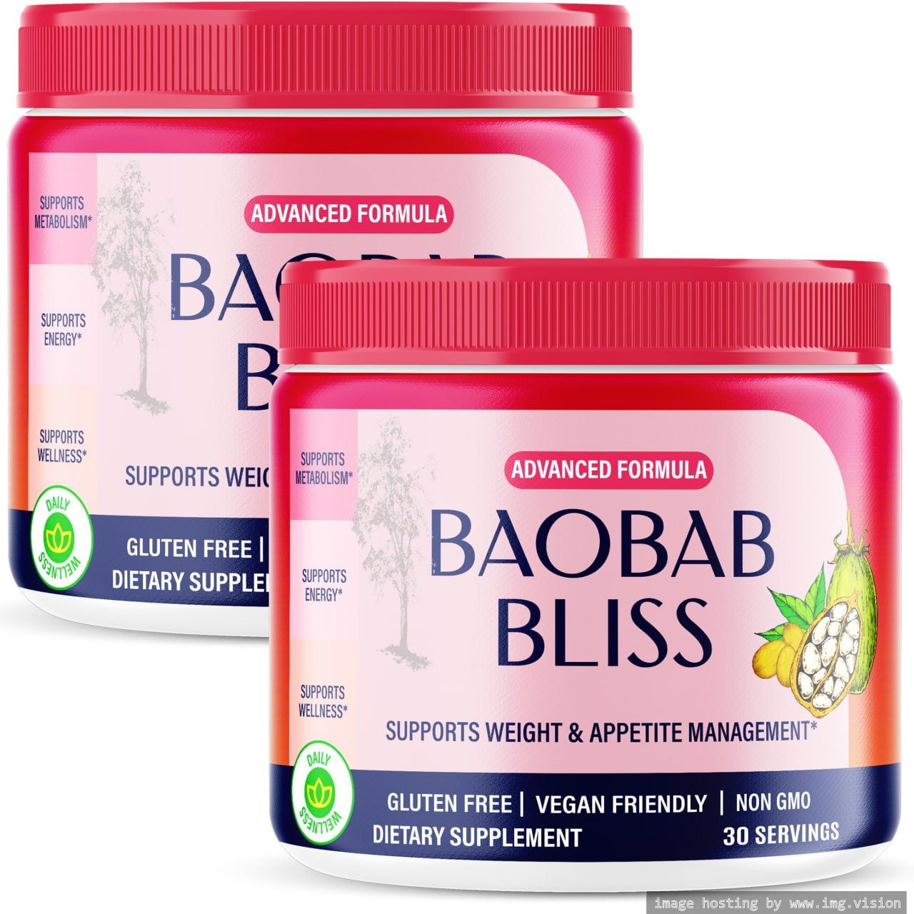 (2 Pack) Baobab Bliss Powder, The Secret Native African Coffee ...