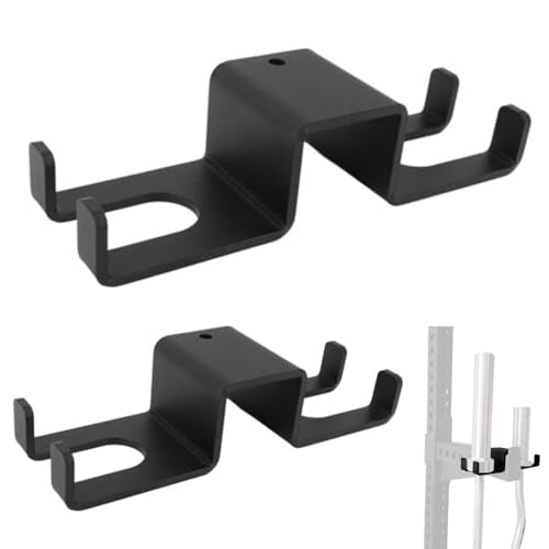2 Pack Barbell Holder Vertical Storage Rack, Space Saving Power Rack ...