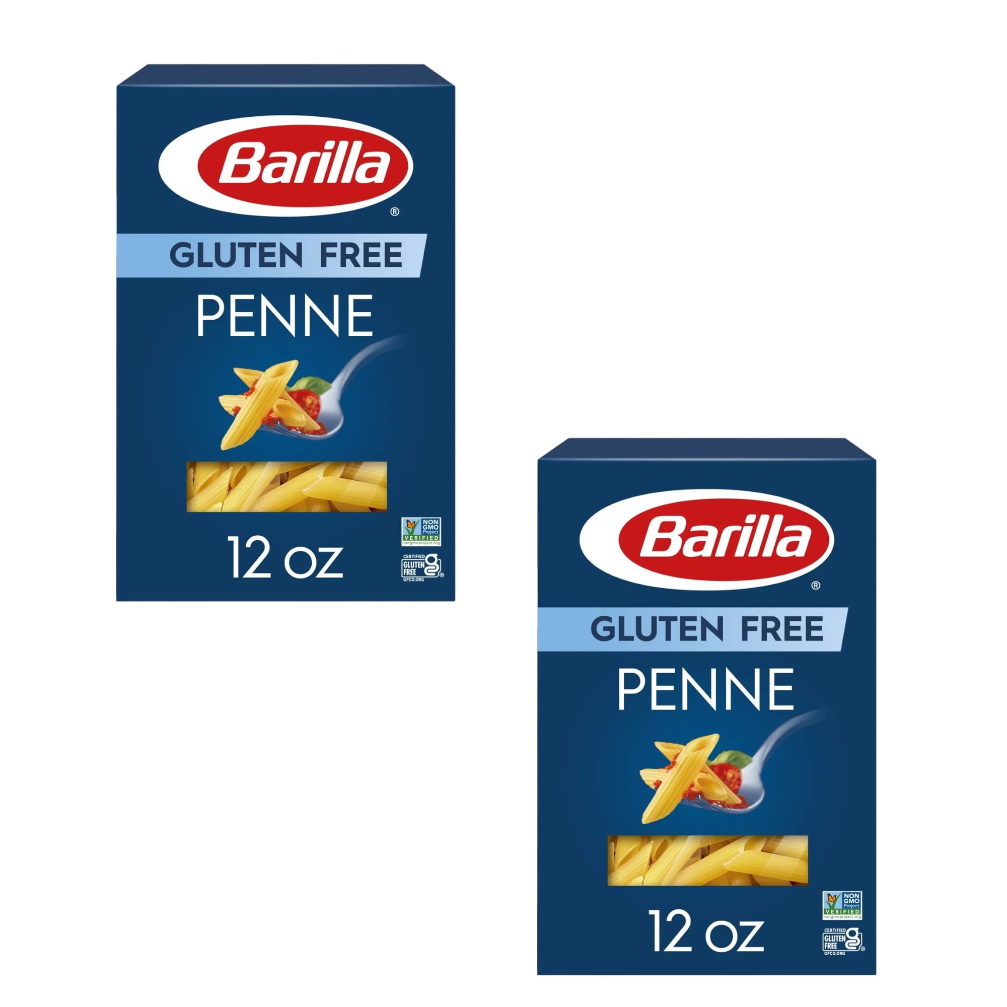 ( 2 Pack ) Barilla Gluten Free Penne Pasta 12 Oz. Box - Walmart.com