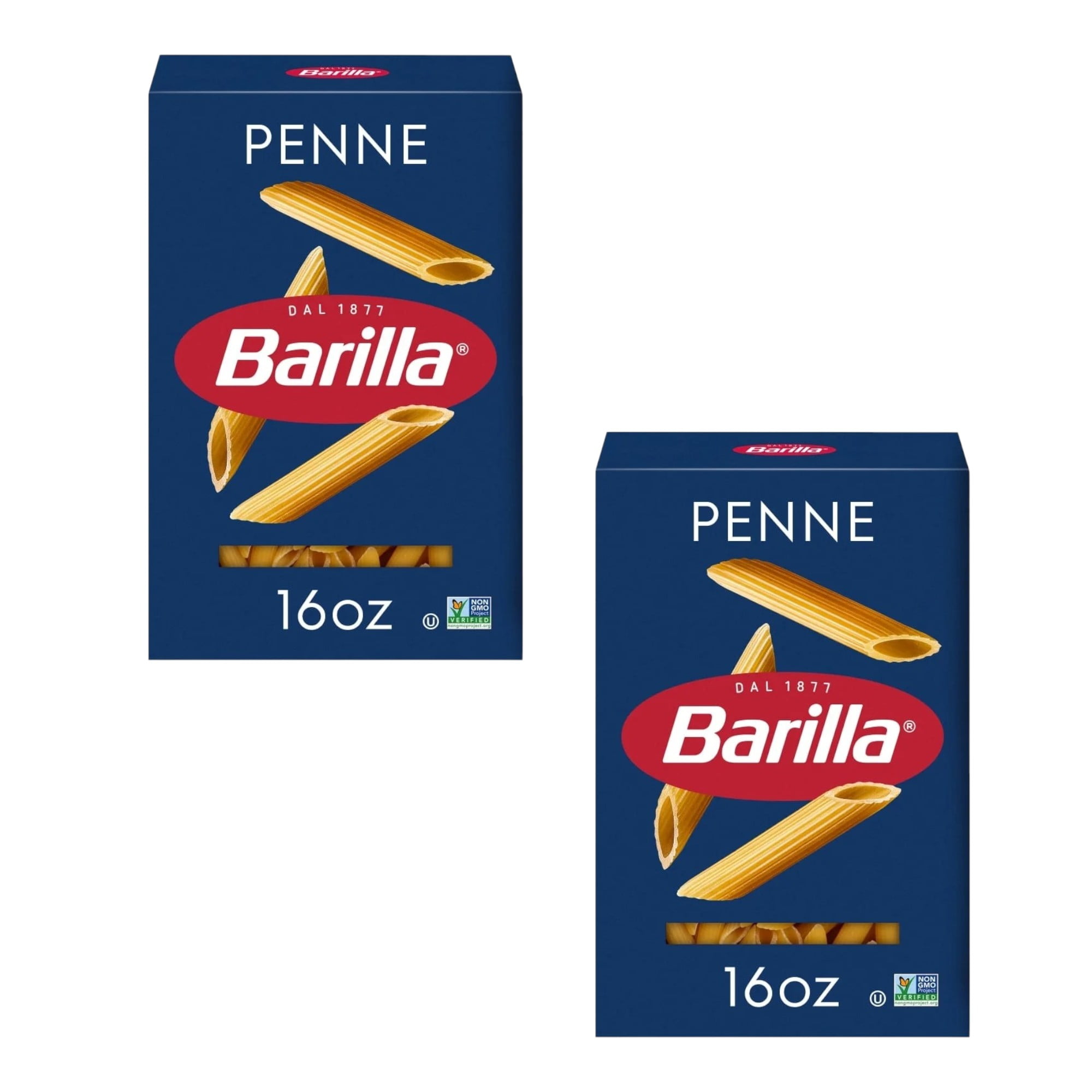 ( 2 Pack ) Barilla Penne Pasta, 1 Lb - Walmart.com